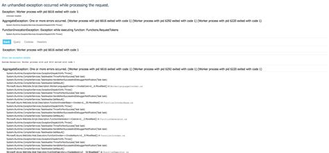 Async And Await In Javascript Rendering Azure Internal Error Issue Azure Azure