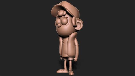 Dipper Gravity Falls 3d Model 3d Printable Cgtrader
