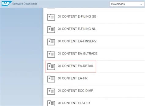 how to import standard esr content to pi po sap integration hub