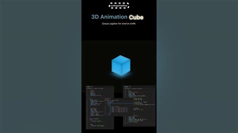 3d Animation Cube Using Css And Html Coding Html Css Programming