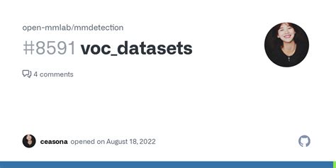 voc datasets · issue 8591 · open mmlab mmdetection · github
