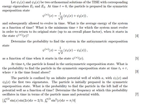 Tdse Time Evolution Between States Check My Working Please