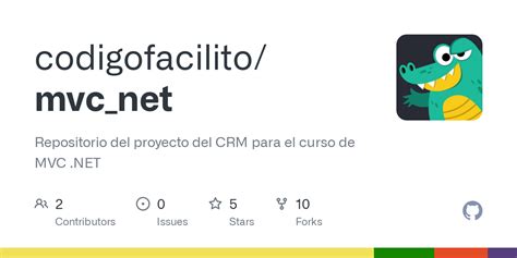 GitHub Codigofacilito Mvc Net Repositorio Del Proyecto Del CRM Para El Curso De MVC NET