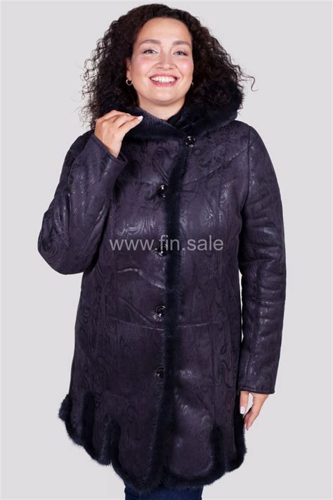 Купить женскую дубленку (арт. b3065) в Москве в интернет-магазине FINSALЕ