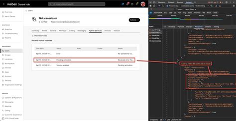 Troubleshoot Webex Scheduling Error Not Found From O365 Admin Action Is Required Cisco
