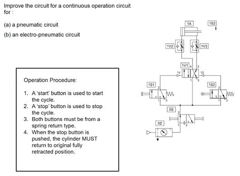 Solved Improve The Circuit For A Continuous Operation Circuit For A