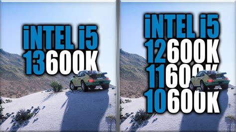 13600K vs 12600K vs 11600K vs 10600K #shorts - Tested 15 Games and ...