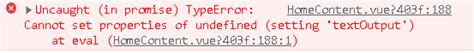 Vue出现 Uncaught In Promise Typeerror Cannot Set Property Posts Of