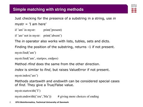 Ppt Python Pattern Matching And Regular Expressions Powerpoint