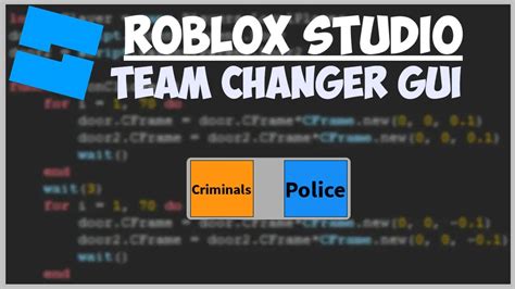 Roblox Studio Scripting Team Change GUI YouTube