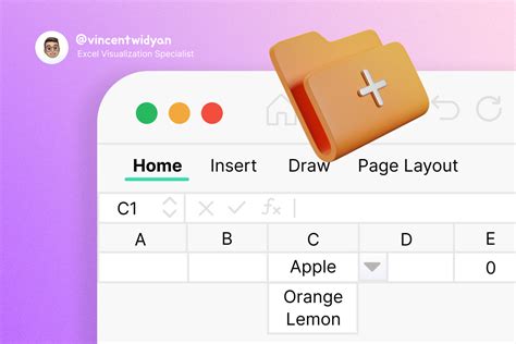 Create Dropdown In Excel Using Data Validation — Vincentwidyan Erin