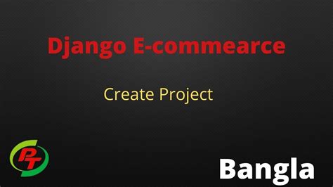 01 Django E Commerce Create Project Youtube