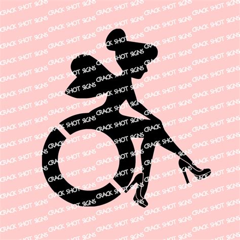 Heels And Wheels Fairy Wheelchair Decal Disability Sticker Car Truck
