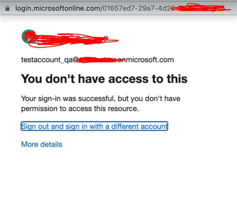 Azure Ad Your Sign In Was Successful But You Dont Have Permission To