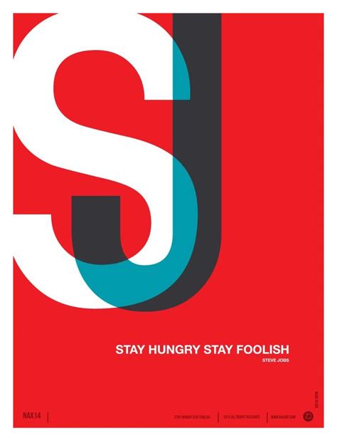 Stay Hungry Stay Foolish Poster