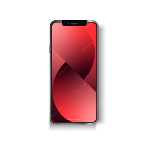 현실적인 다채로운 스마트폰 모형 인포 그래픽 및 Ui 디자인을 위한 템플릿입니다 모바일 장치 개념 프리미엄 벡터