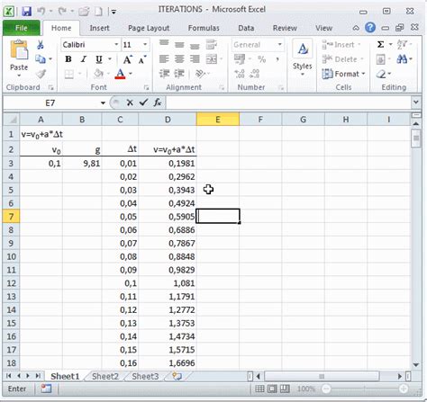 Abc Microsoft Excel 2010 Chart Examples Iterations Create A Chart