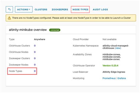 appendix using altinity cloud with minikube altinity® documentation