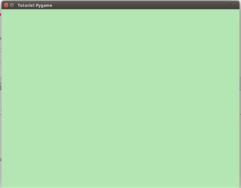 Tutoriel Pygame Pour Lisn