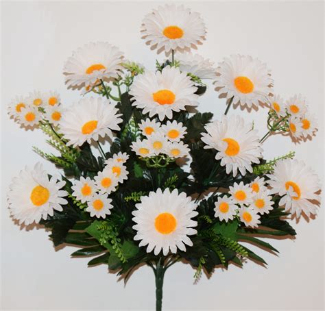 Искусственные цветы — Ромашка белая с мелкой ромашкой R 1370 ИСКУССТВЕННЫЕ ЦВЕТЫ ПИОН