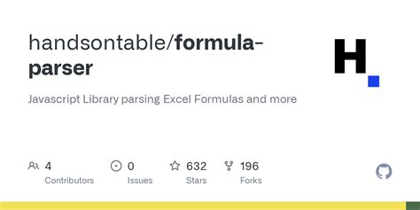 Github Handsontable Formula Parser Javascript Library Parsing Excel
