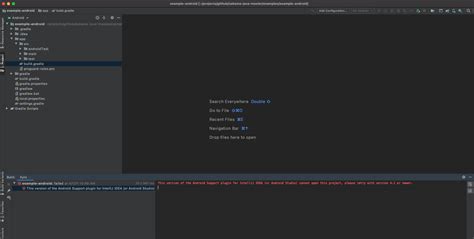 This Version Of The Android Support Plugin For Intellij Idea Or