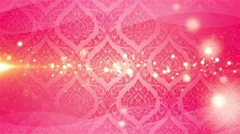 วีดีโอแบคกราวพื้นหลังลายไทย สีชมพูลายไทย เคลื่อนไหว 4k สำหรับงานเกษียณ ลายไทย กล้วยไม้ Youtube