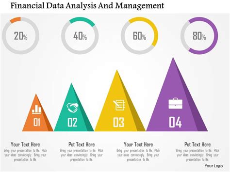 financial data analysis and management flat powerpoint design