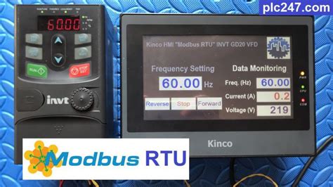 Hmi Kinco Modbus Rtu Invt Gd20 Tutorial