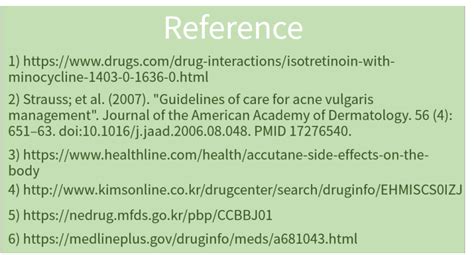 여드름 약 미노씬과 이소티논을 같이 복용하면 절대 안 되는 이유 네이버 블로그
