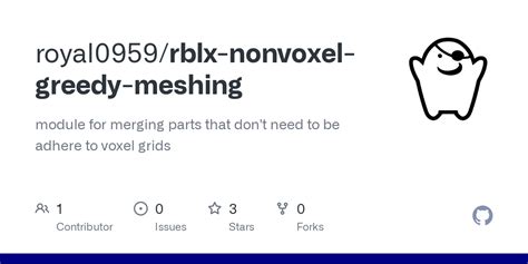 Non Voxel Greedy Mesher For Runtime Parts Mergingmap Optimization Community Resources
