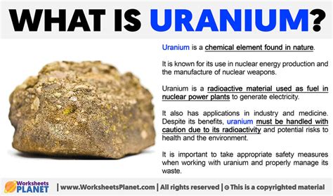 What Is Uranium Definition Of Uranium