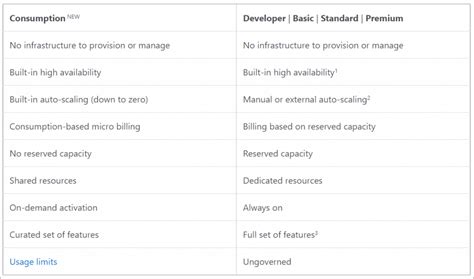 Azure Api Management Consumption Tier
