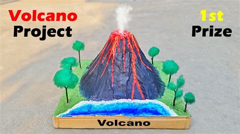 Volcano Project Science Exhibition Working Model Easy Science