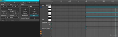 Ableton Midi Editor