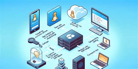 how to create linux virtual machine on azure ssh into linux server and