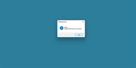 how to create fake error messages in windows