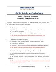 Module Homework Assignment Debbie Docx STAT Statistics With Aviation Applns