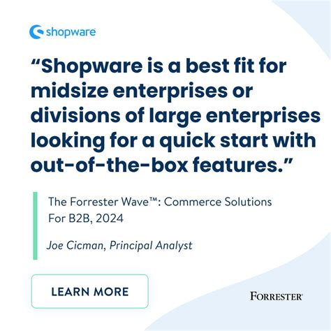 Shopware On Linkedin Shopware Jumps Onto The Forrester Wave™