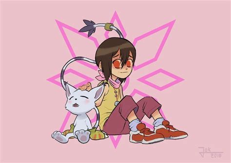 Digimon · Hikari Yagami And Gatomon By Jok Ilustraciones Gatomon