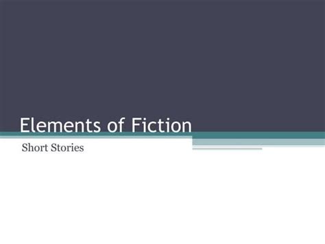 Plot Structure Ppt