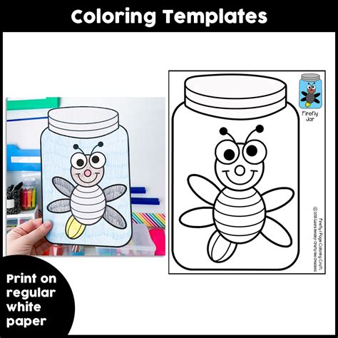 Firefly Jar Craft Lightning Bug Craft Insect Activities Spring