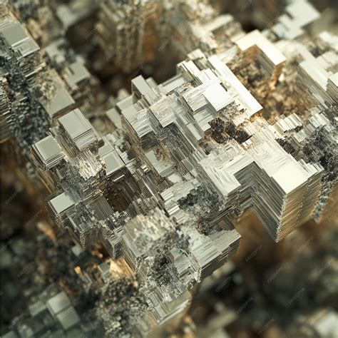 A Detailed View Of Dislocation Lines In A Metal Crystal Structure Under