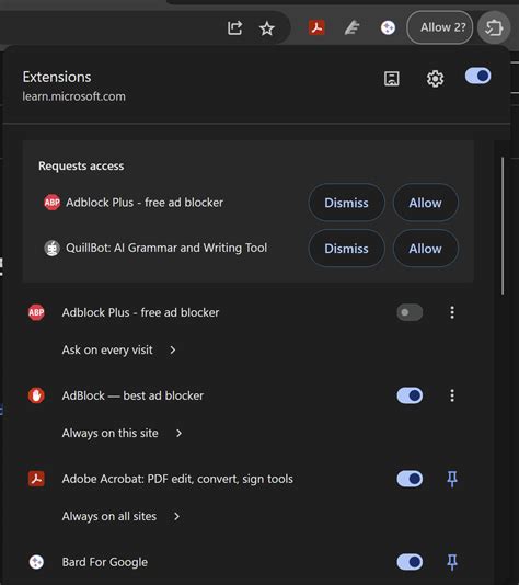 Chrome S New Extension Toolbar Menu R Chrome Extensions