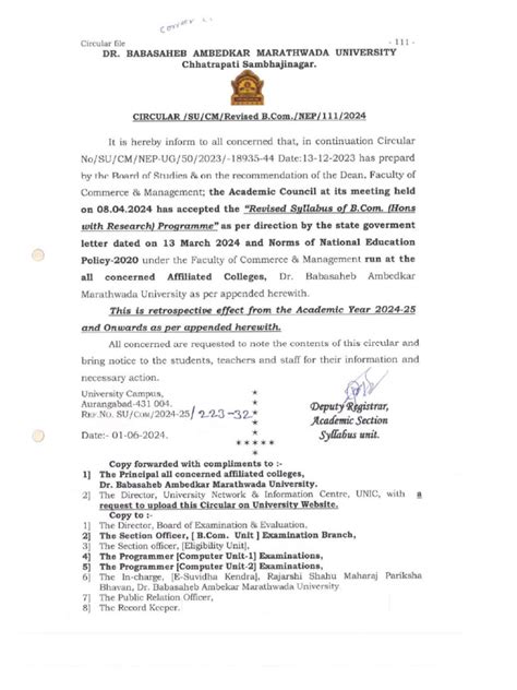 BCom Struct Syllabus Nep College Sem I II 24 25 | PDF