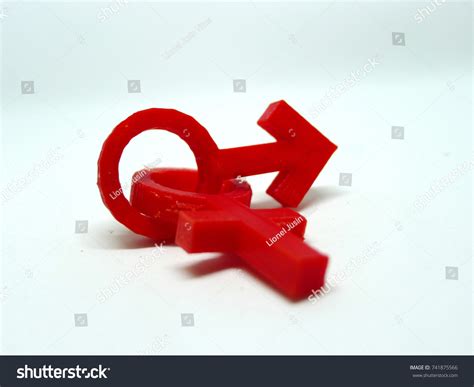 Red D Printed Sex Symbol Concept Stock Photo Shutterstock