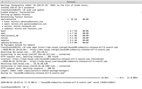 Hướng dẫn cài MySQL trong CentOS 7 cách install và cấu hình MySQL