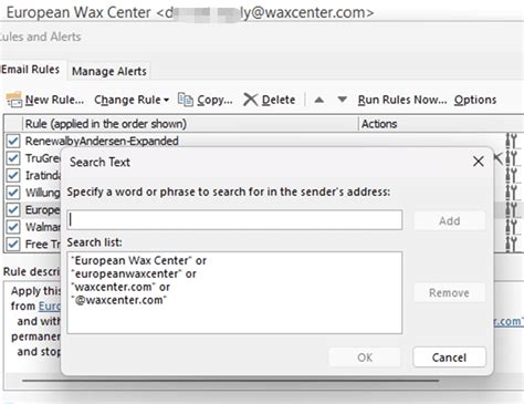 Outlook Classic Rules Dont Filter As I Want Them To Am I Being