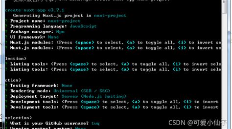 使用vue cli和nuxt js快速搭建前端项目 csdn博客