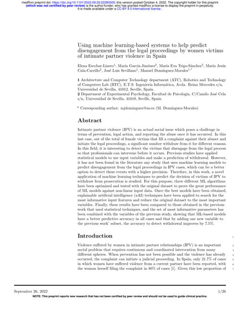 Pdf Using Machine Learning Based Systems To Help Predict